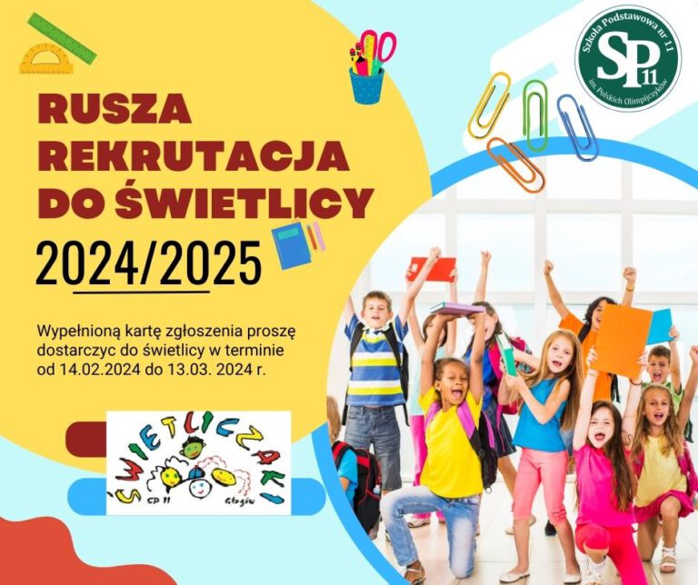 Rekrutacja do świetlicy szkolnej na rok 2024/2025 – Szkoła Podstawowa ... Rekrutacja do świetlicy szkolnej na rok 2024/2025 – Szkoła Podstawowa ...